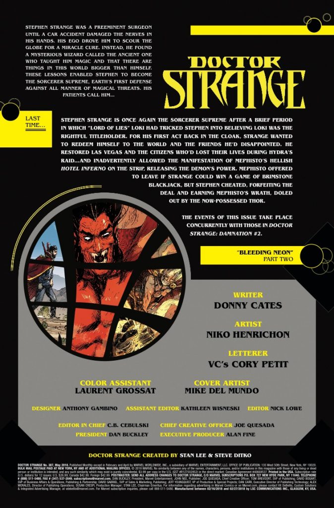 Marvel Preview: Doctor Strange #387 • AIPT