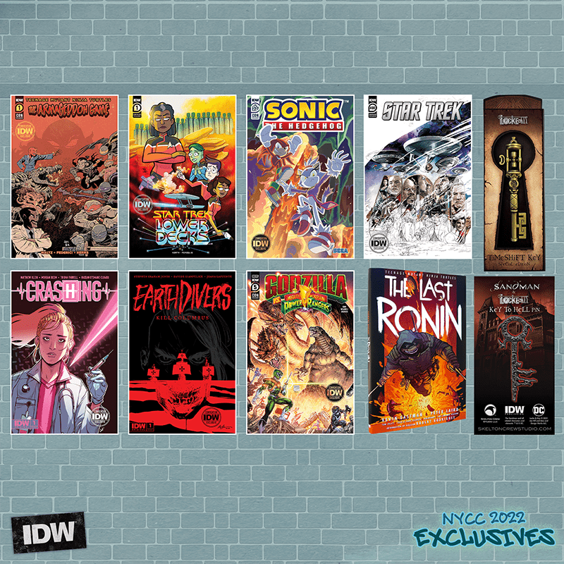 NYCC 2022: IDW reveals NYCC 2022 panel, signing and swag details • AIPT