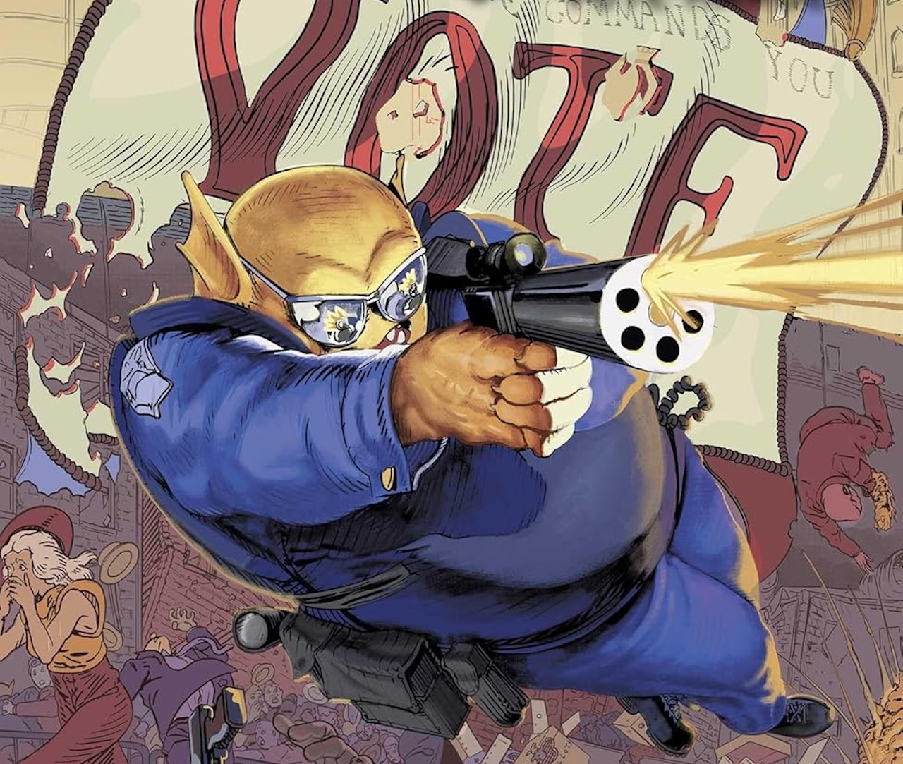 Matt Bors gives away 'Justice Warriors: Vote Harder' #1 • AIPT