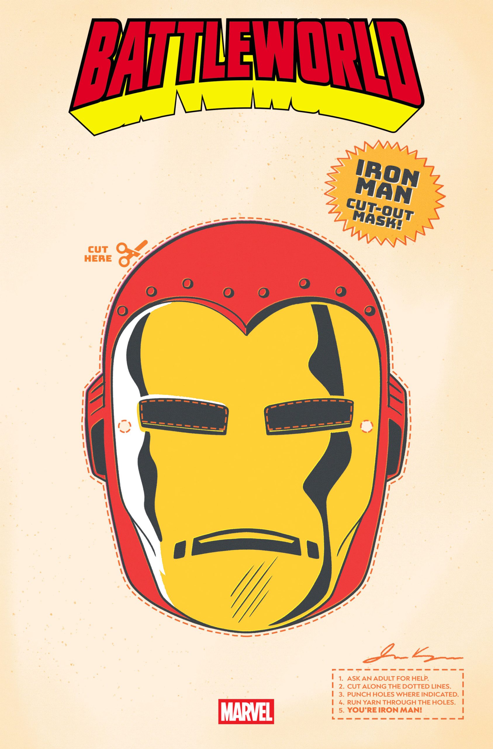 Marvel reveals retro Halloween mask variant covers for fall