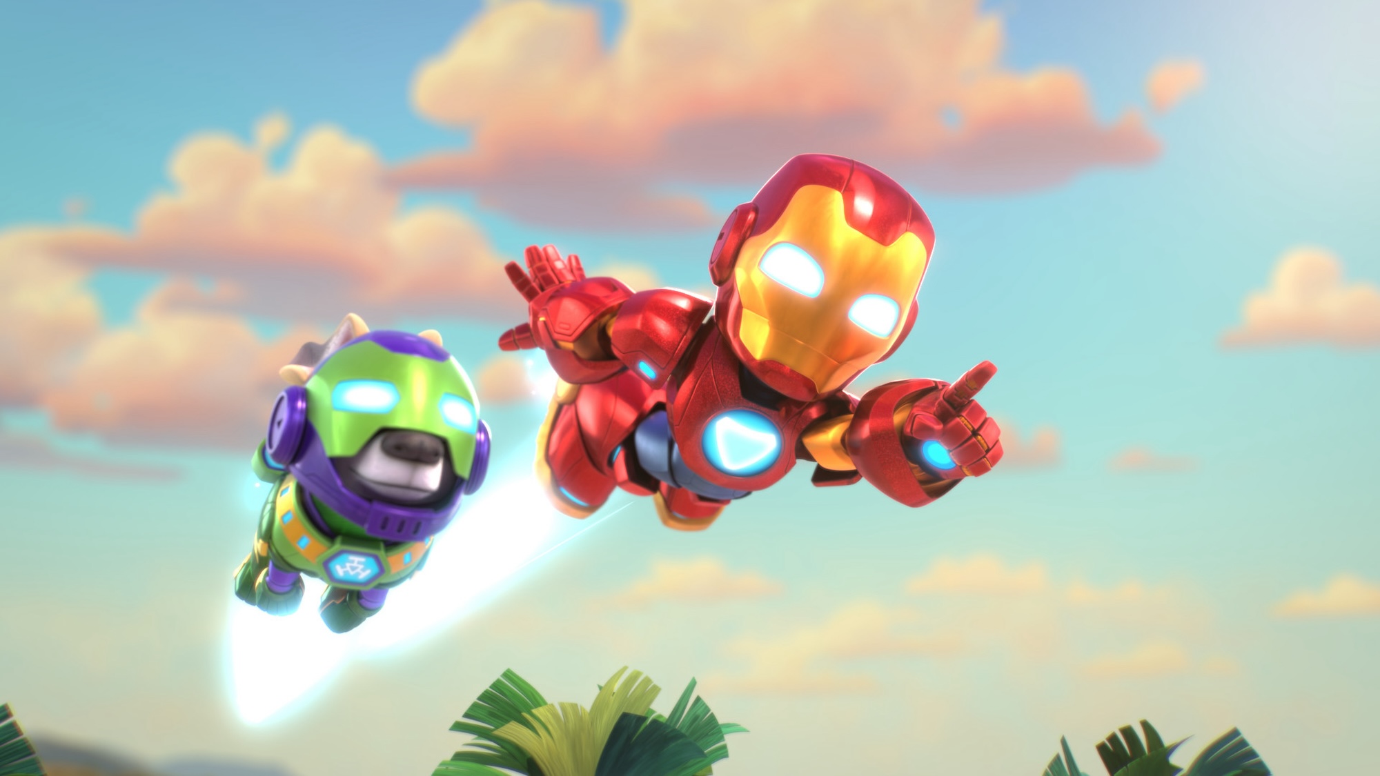 'Marvel's Iron Man and His Awesome Friends' -- "Spidey swung so Iron ...