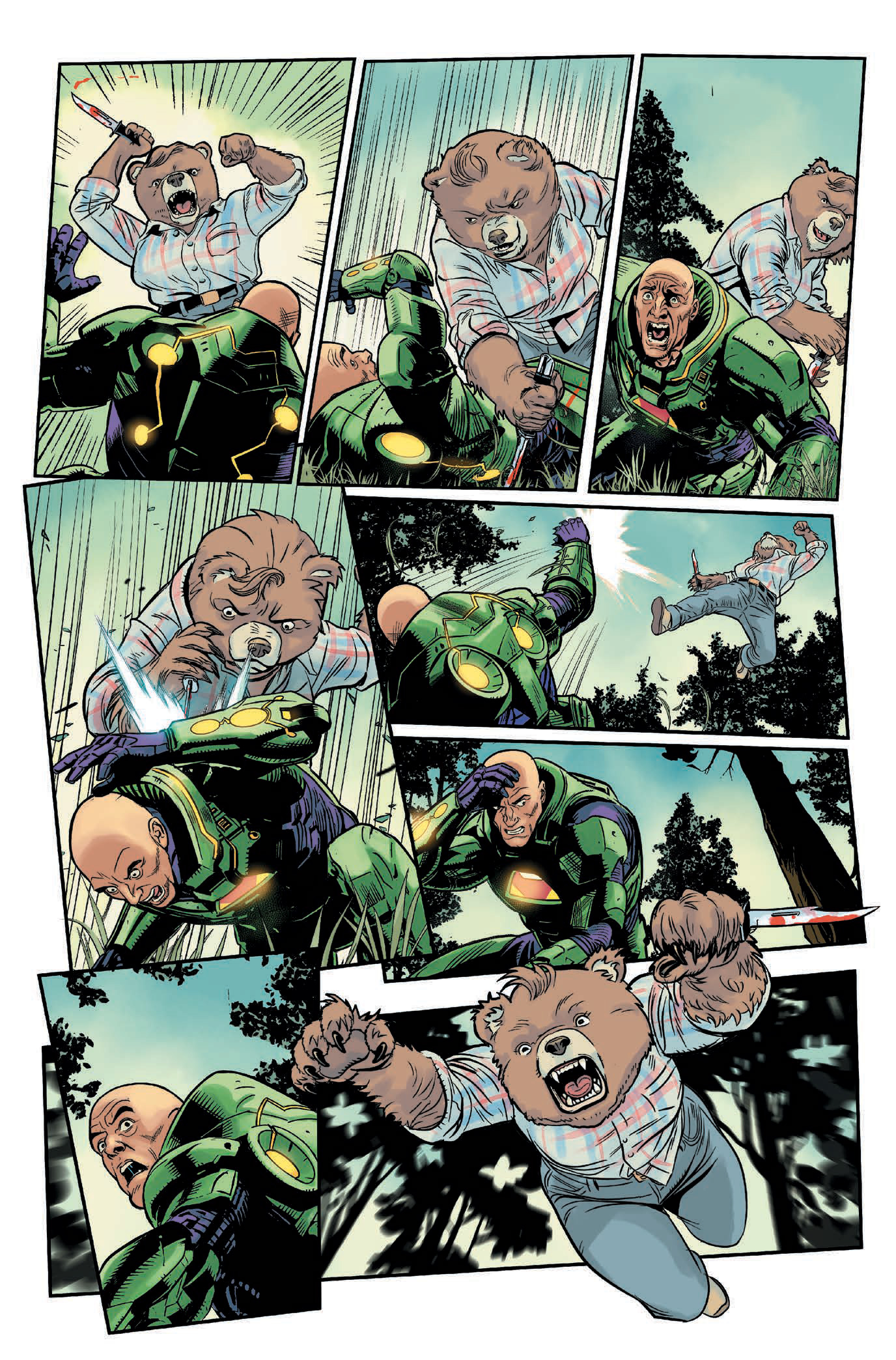 DC reveals first-ever preview pages for DC K.O.: Boss Battle #1