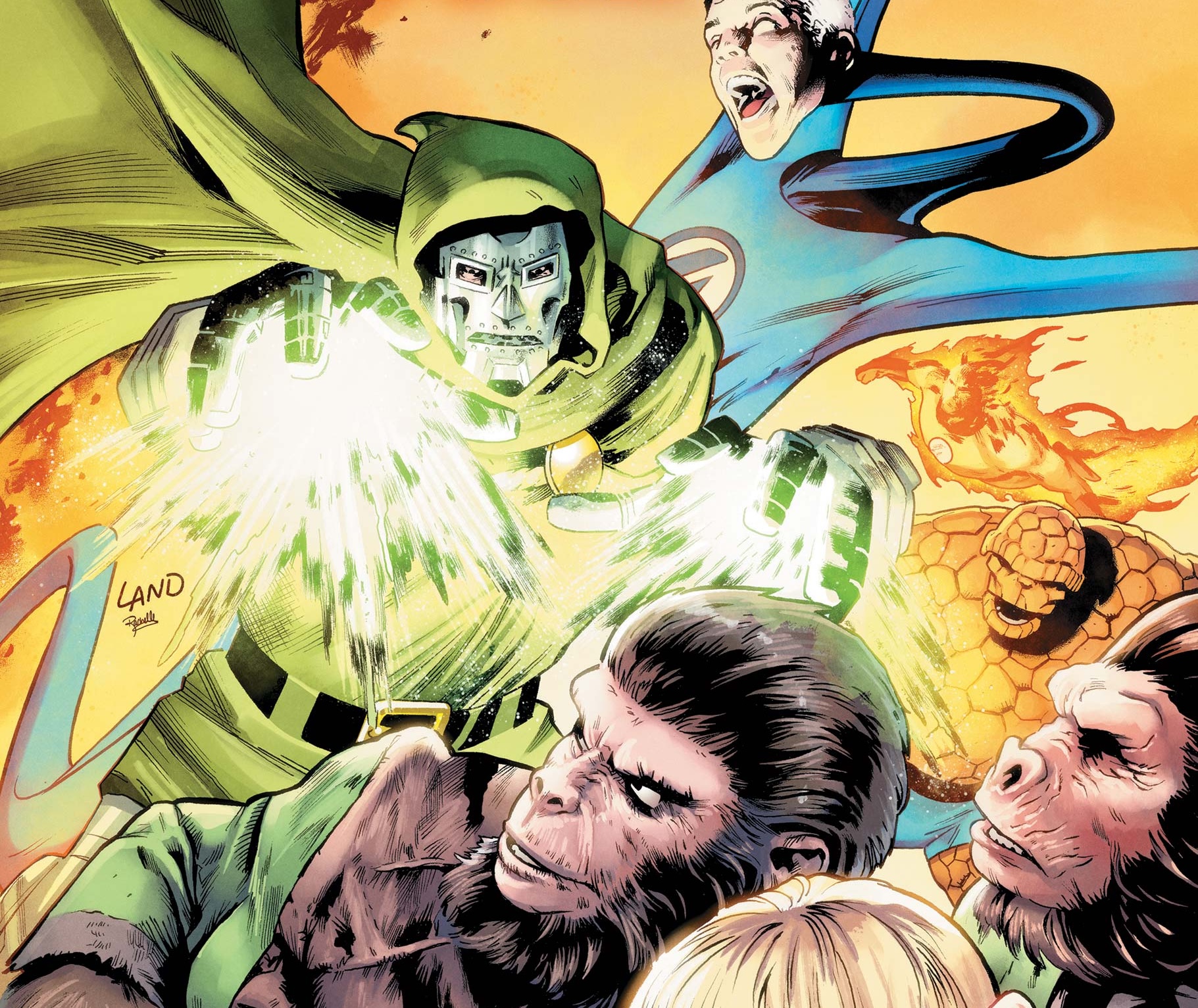 EXCLUSIVE Marvel Preview: Planet of the Apes Vs. Fantastic Four #4 • AIPT